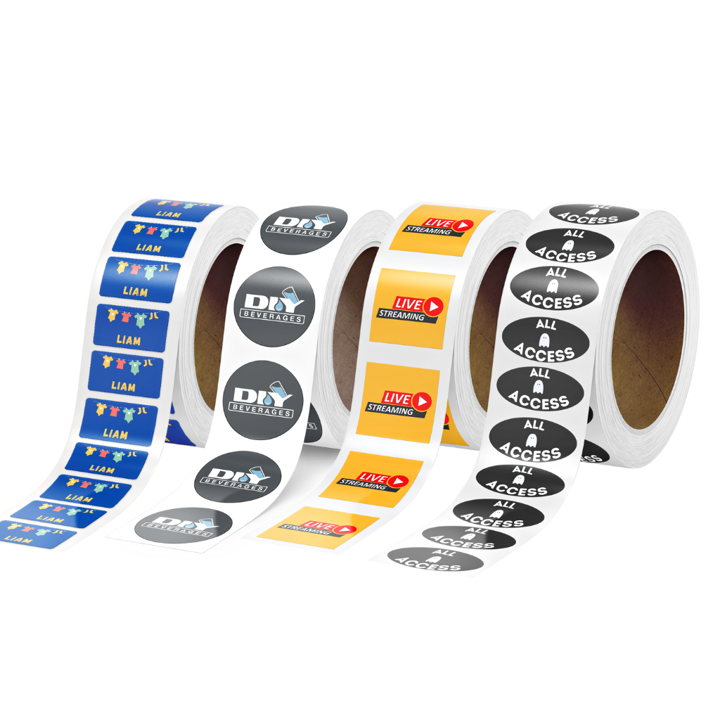 Standard Shape Custom Stickers | Circle Square Oval Rectangle – DIY ...